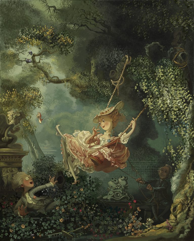 El columpio « Menudo Arte – Arte para niños